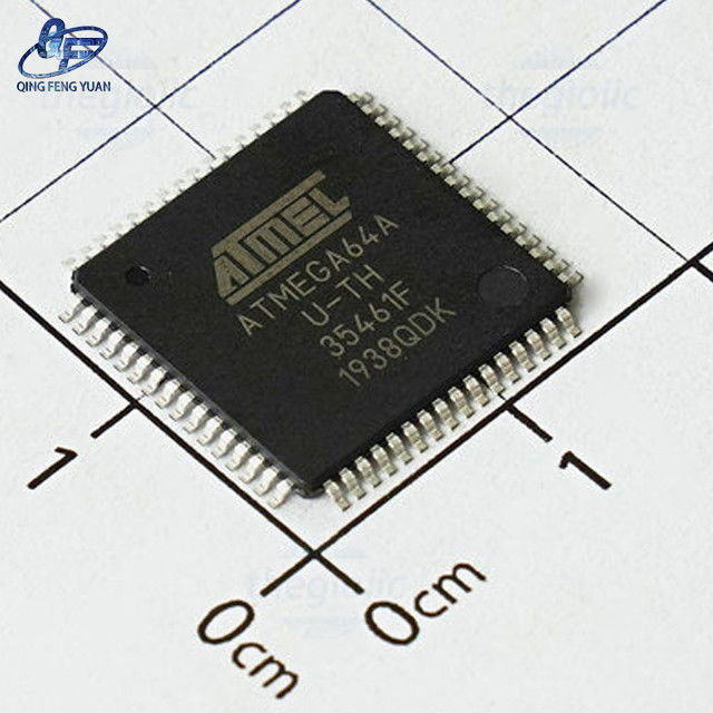 Atmel ATMEGA32A-AU جهاز تحكم صغير AVR بنية 4-بيت حافلة البيانات 32KB ذاكرة فلاش 2KB SRAM ATMEGA64A