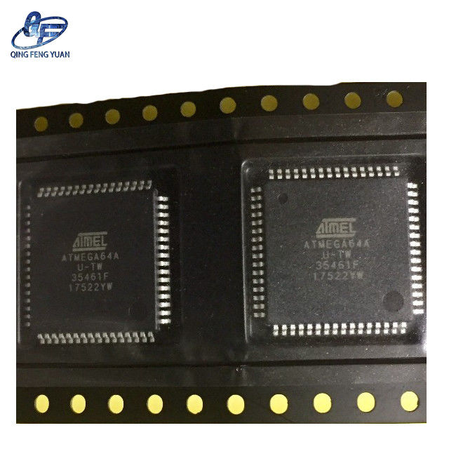 Atmel ATMEGA32A-AU جهاز تحكم صغير AVR بنية 4-بيت حافلة البيانات 32KB ذاكرة فلاش 2KB SRAM ATMEGA64A